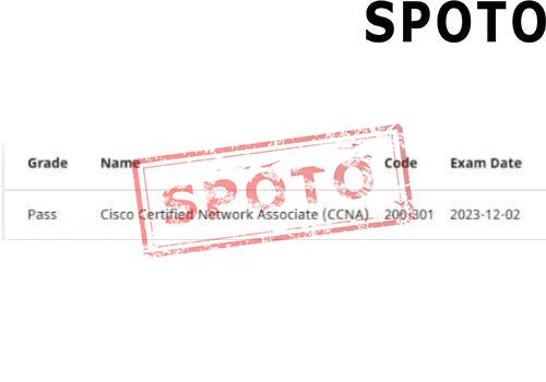 2024 New CCNA Exam Practice Test | CCNA Dumps & Questions - SPOTO